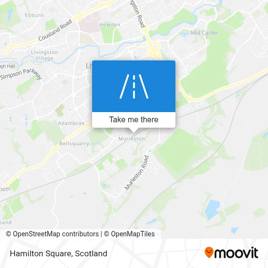 How to get to Hamilton Square, Livingston by bus or train?