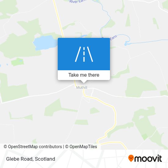 How to get to Glebe Road, Muthill by bus?