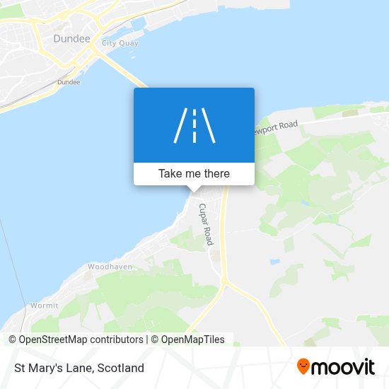 How to get to St Mary's Lane in Newport-On-Tay And Wormit by Bus or Train?