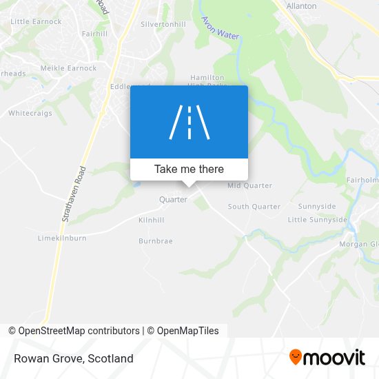 How to get to Rowan Grove, Quarter by bus or train?