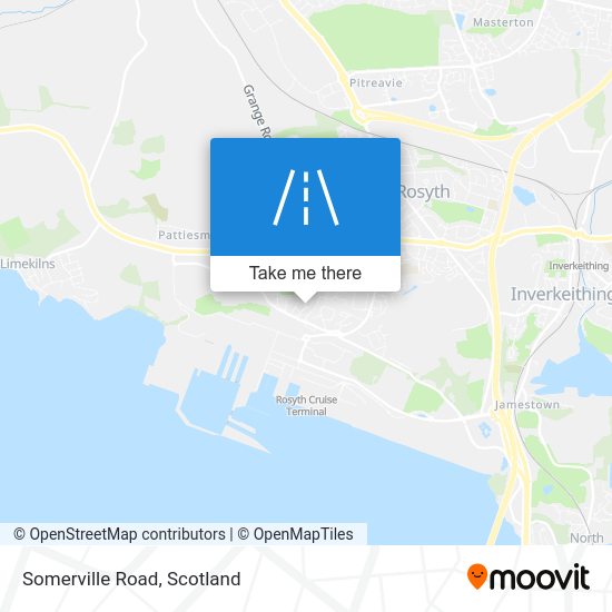 How to get to Somerville Road, Rosyth by bus or train?
