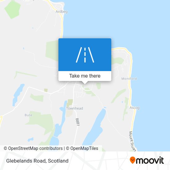 How to get to Glebelands Road, Rothesay by bus, ferry or train?