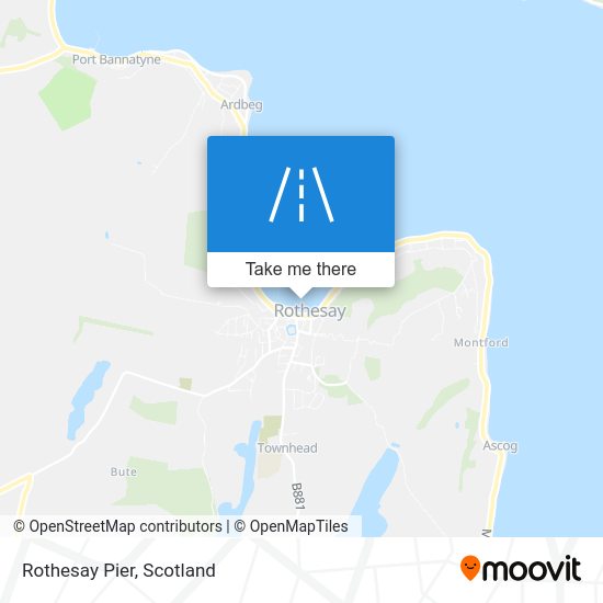 Find the best routes to Rothesay Pier