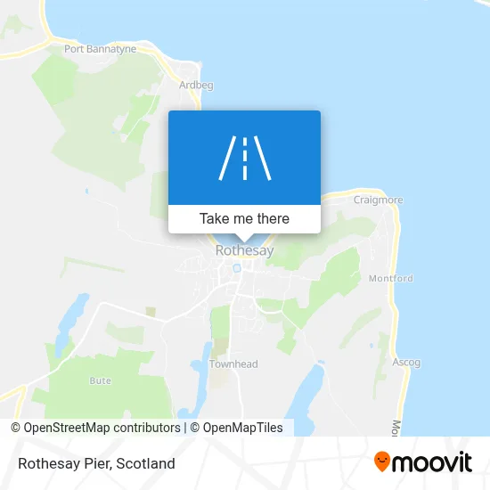 Find the best routes to Rothesay Pier