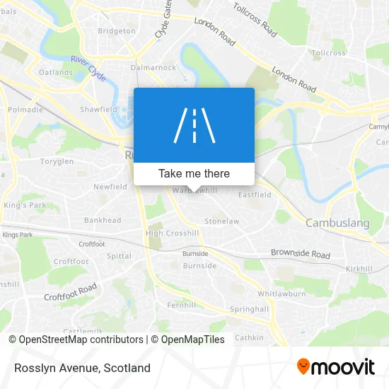 How to get to Rosslyn Avenue, Rutherglen by bus or train?