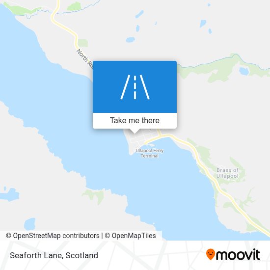 How to get to Seaforth Lane, Ullapool by bus or train?