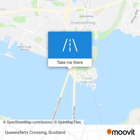 How to get to Queensferry Crossing, Fife by bus or train?