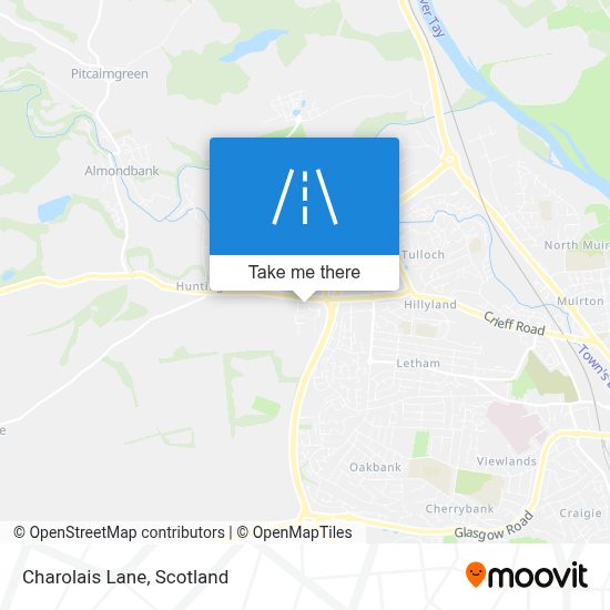 How to get to Charolais Lane, Perth And Kinross by bus?
