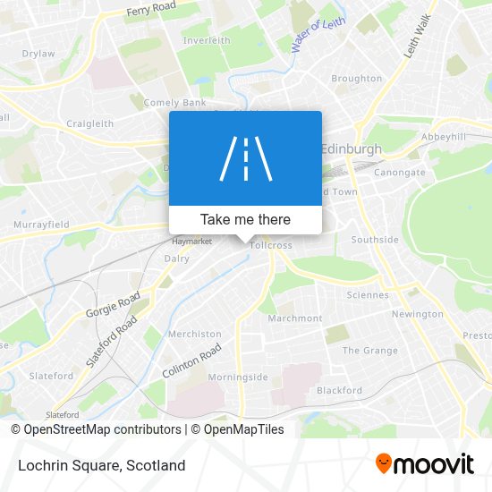 How to get to Lochrin Square, Edinburgh by bus, train or light rail?
