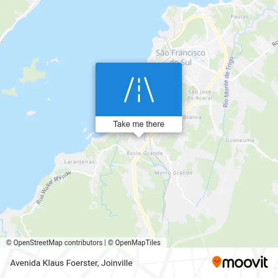 How to get to Avenida Klaus Foerster, Região Geográfica Imediata De ...