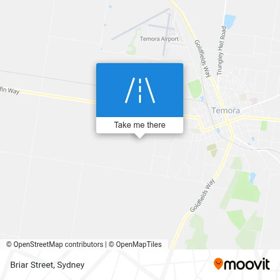 How to get to Briar Street, Temora by train or bus?