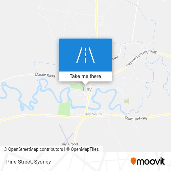 How to get to Pine Street, Hay (NSW) by bus?