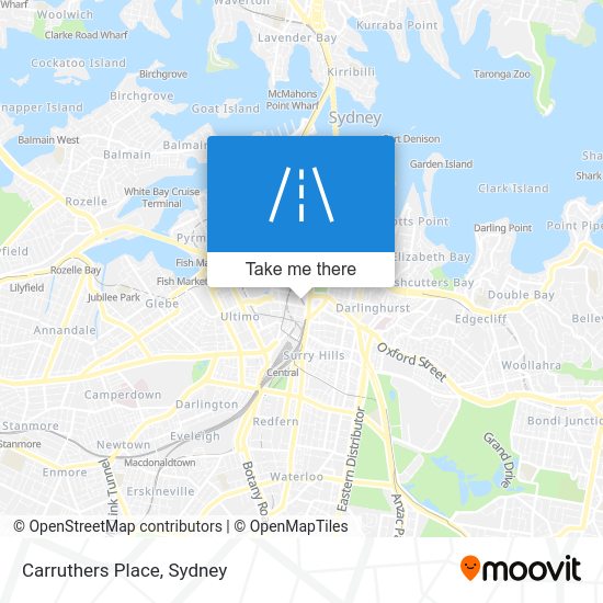 How to get to Carruthers Place, Sydney by bus, train, light rail or ferry?