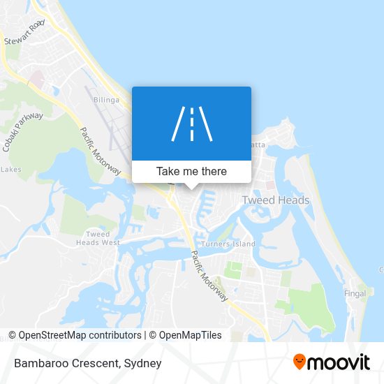 How to get to Bambaroo Crescent, Tweed Heads by bus or train?