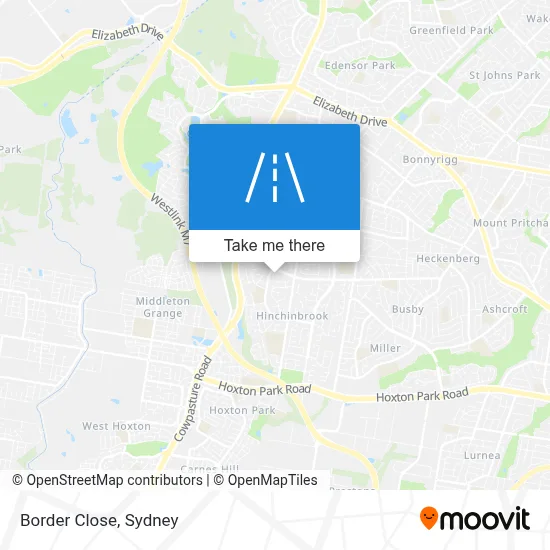 How to get to Border Close, Hinchinbrook (NSW) by bus or train?