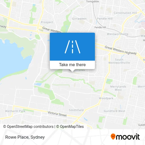 How to get to Rowe Place, Greystanes by bus or train?