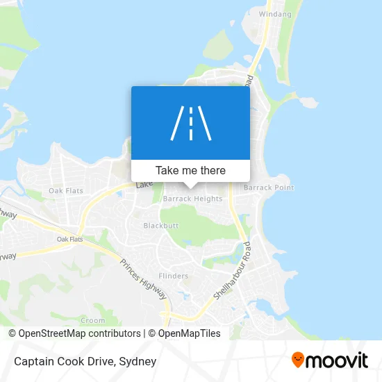 How to get to Captain Cook Drive, Barrack Heights by bus or train?