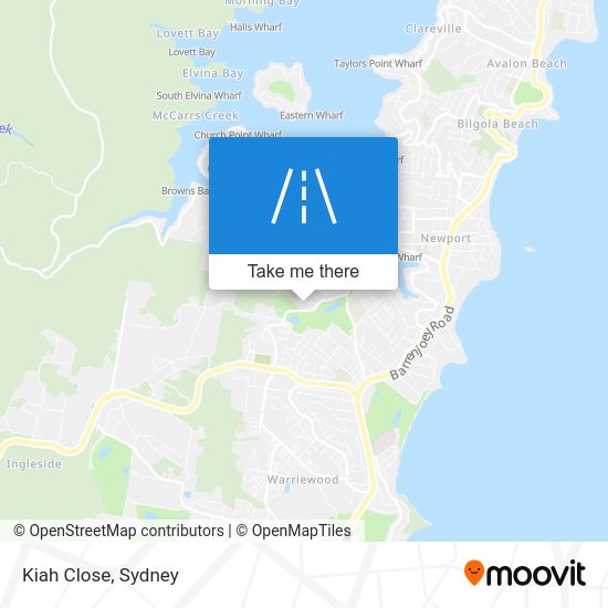 How to get to Kiah Close, Bayview (NSW) by bus?