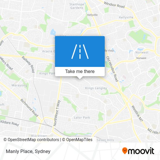 How to get to Manly Place, Kings Langley by bus, train or metro?