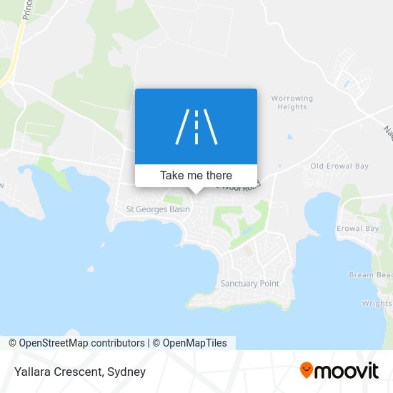 How to get to Yallara Crescent, Sanctuary Point by bus or train?