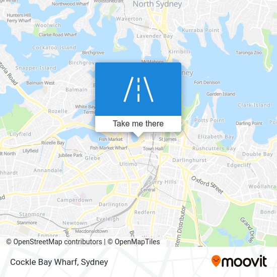 How to get to Cockle Bay Wharf, Sydney by bus, train or metro?