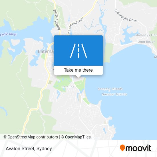 How to get to Avalon Street, Batemans Bay by bus or train?