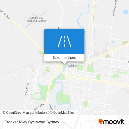 How to get to Tracker Riley Cycleway, Dubbo by bus?