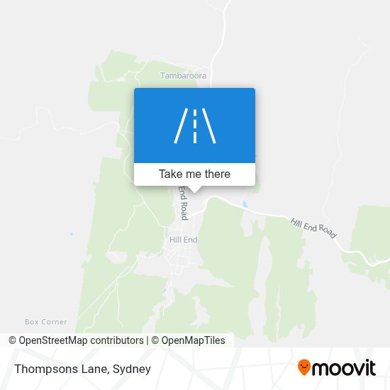 How to get to Thompsons Lane, Hill End (NSW) by