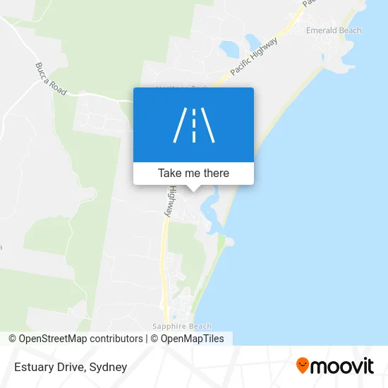 How to get to Estuary Drive, Moonee Beach by bus?