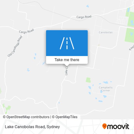 Find the best routes to Lake Canobolas Road