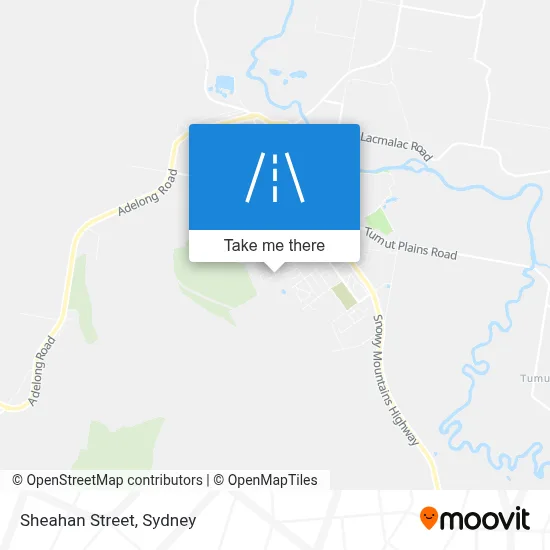 How to get to Sheahan Street, Tumut by train or bus?