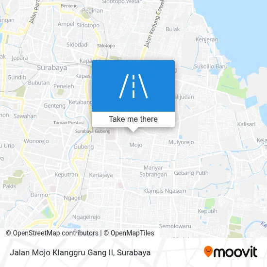 Find the best routes to Jalan Mojo Klanggru Gang II