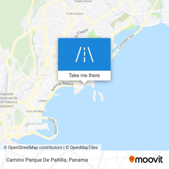 ¿Cómo llegar a Camino Parque De Paitilla, San Francisco en autobús o metro?