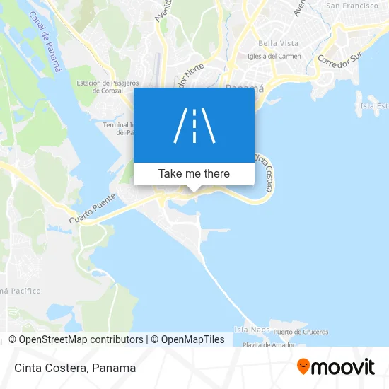 How to get to Cinta Costera, Panama by bus or metro?