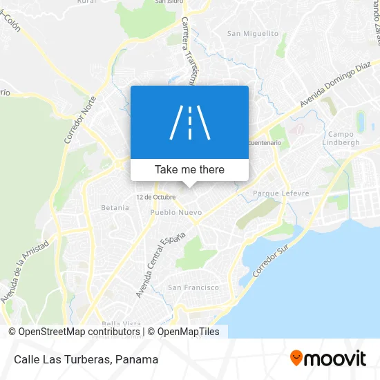 ¿Cómo llegar a Calle Las Turberas, Río Abajo en autobús o metro?