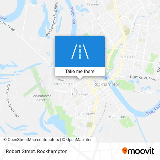 ¿Cómo llegar a Robert Street, Rockhampton en autobús?