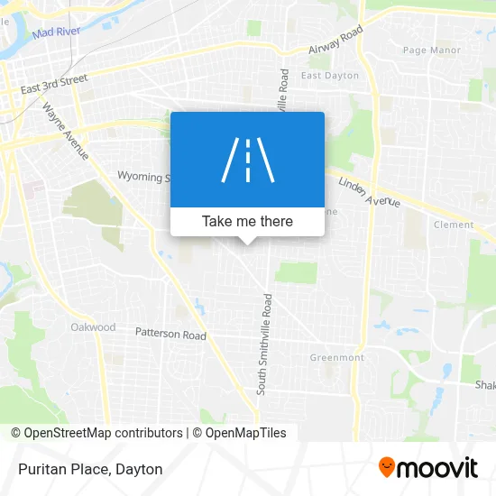 ¿Cómo llegar a Puritan Place, Dayton en autobús?