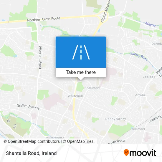 How to get to Shantalla Road, Dublin by bus, train or light rail?