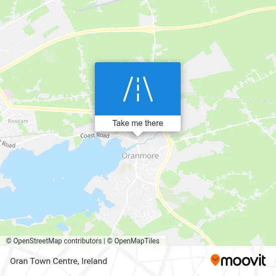 How to get to Oran Town Centre, Oranmore by bus or train?