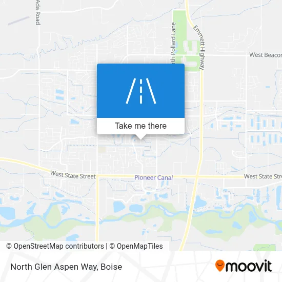 ¿Cómo llegar a North Glen Aspen Way, Star en autobús?