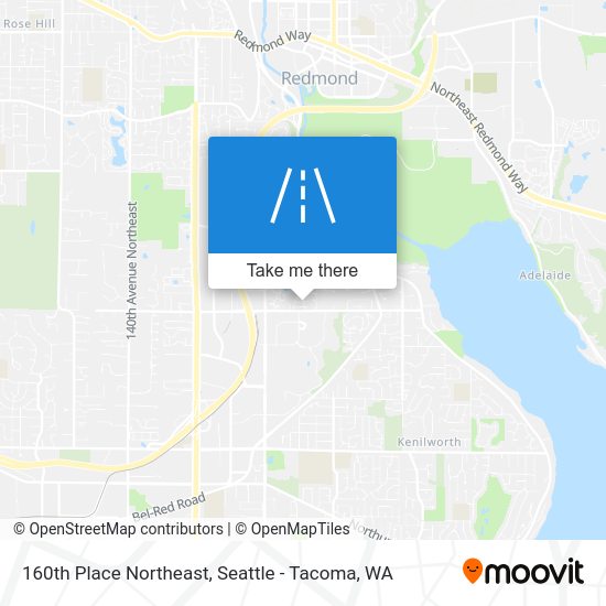 ¿Cómo llegar a 160th Place Northeast, Redmond en autobús o tren ligero?