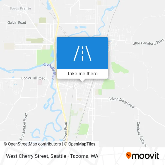 ¿Cómo llegar a West Cherry Street, Centralia en autobús o tren?
