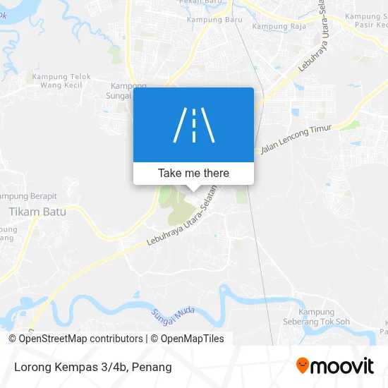 Cara-cara untuk ke Lorong Kempas 3/4b, Kedah dengan bas