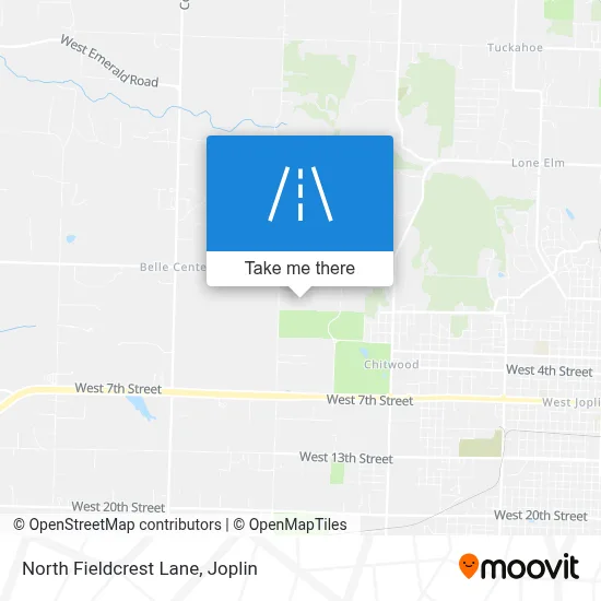 ¿Cómo llegar a North Fieldcrest Lane, Joplin en autobús?