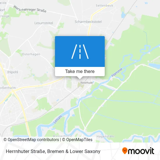 How to get to Herrnhuter Straße, Ritterhude by bus, train or light rail?