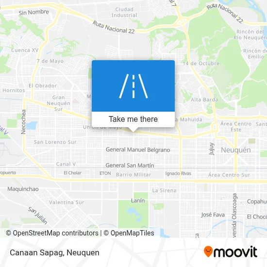 ¿Cómo llegar a Canaan Sapag, Confluencia en autobús?