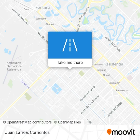 How to get to Juan Larrea, Resistencia by bus?