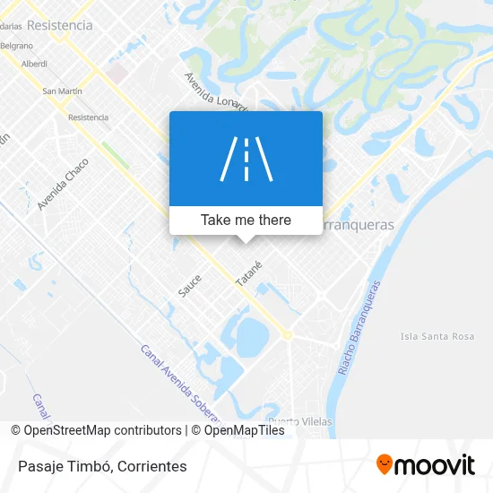 How to get to Pasaje Timbó, Barranqueras by bus?