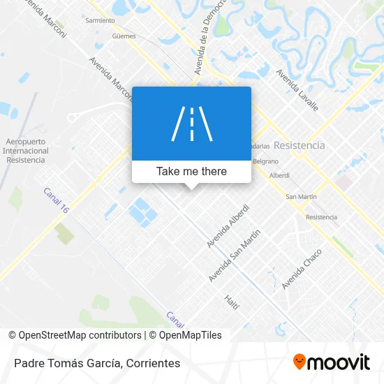 ¿Cómo llegar a Padre Tomás García, Resistencia en autobús?