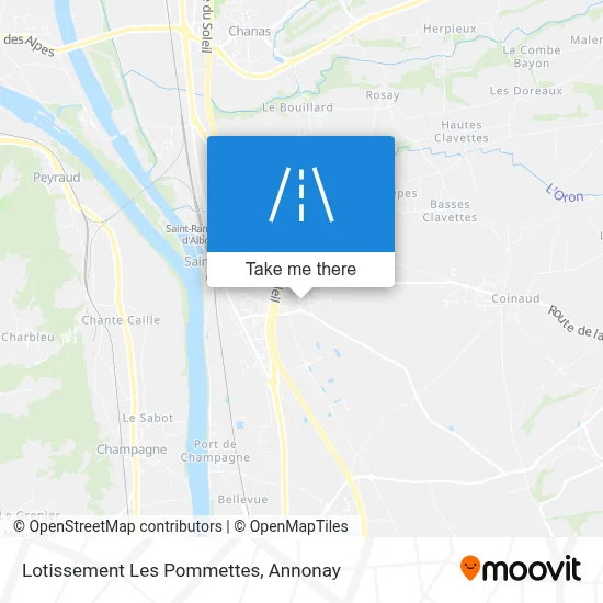 How to get to Lotissement Les Pommettes, Saint-Rambert-D'Albon by bus ...